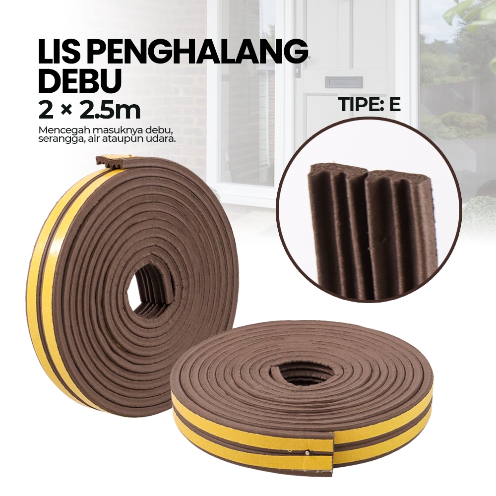 Jual Door Seal List Peredam Kedap Suara Karet Pintu Kayu Almunium Door ...
