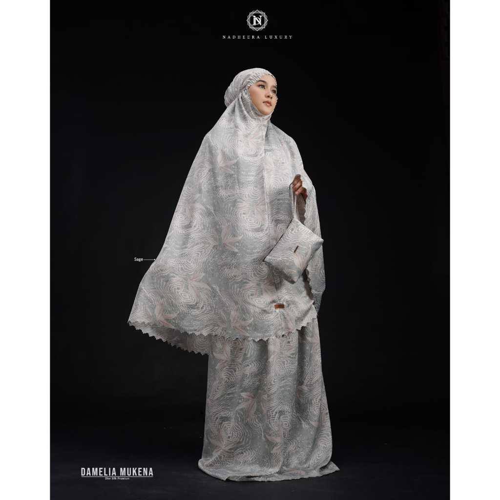 Jual DAMELIA MUKENA//NADHEERA LUXURY//MUKENA KEKINIAN//MUKENA TERBARU ...