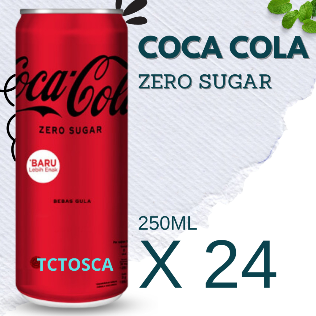 Jual Coca Cola Kaleng | Coca Cola CAN 250 ML 1 Karton ISI 24 Pcs ...