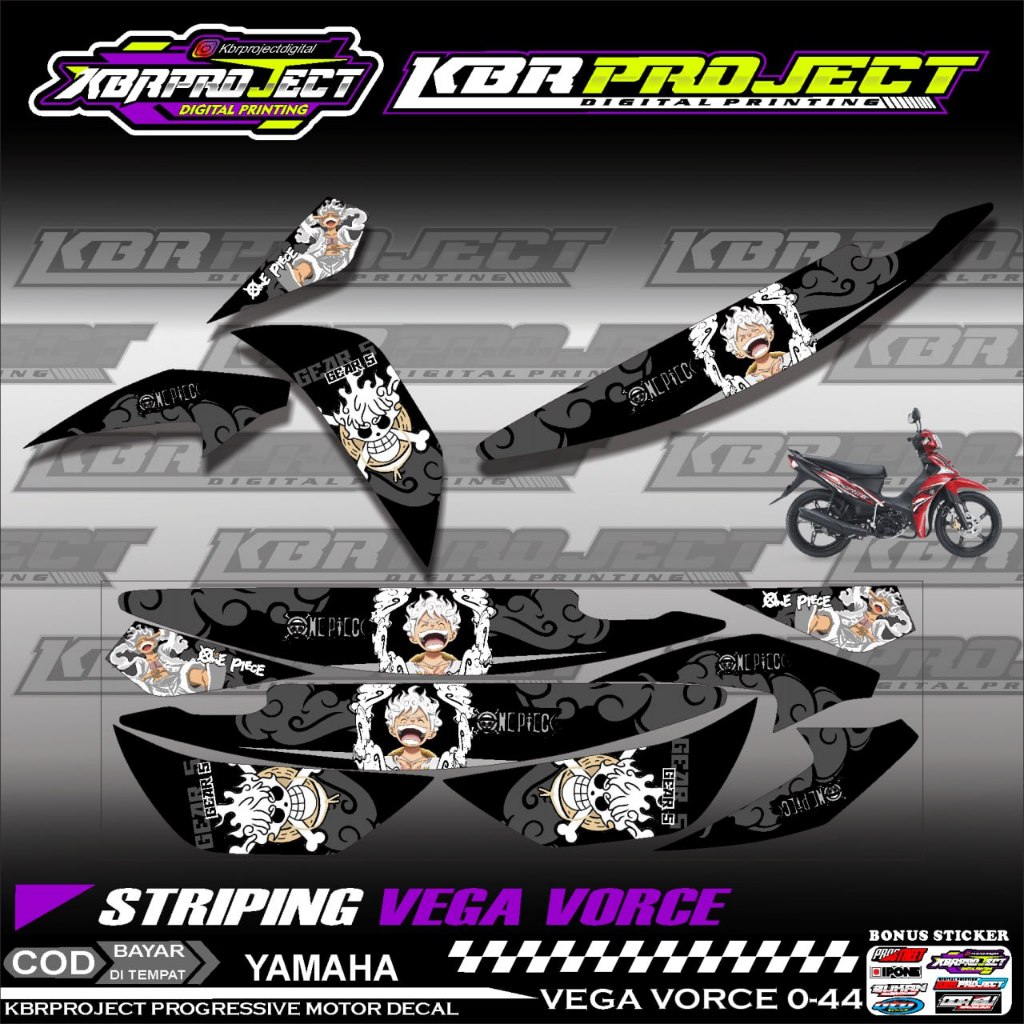 Jual VEGA FORCE STIKER STRIPING PREMIUM MOTOR KEREN LIS VARIASI VEGA ...