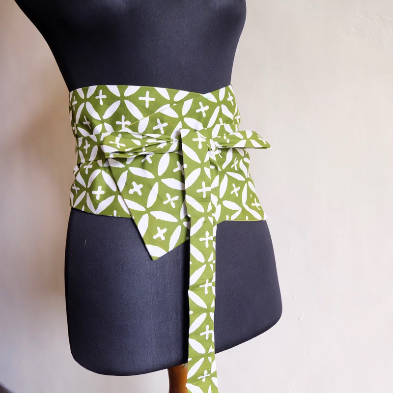 Jual Obi Belt Sabuk Batik Hijau | Shopee Indonesia