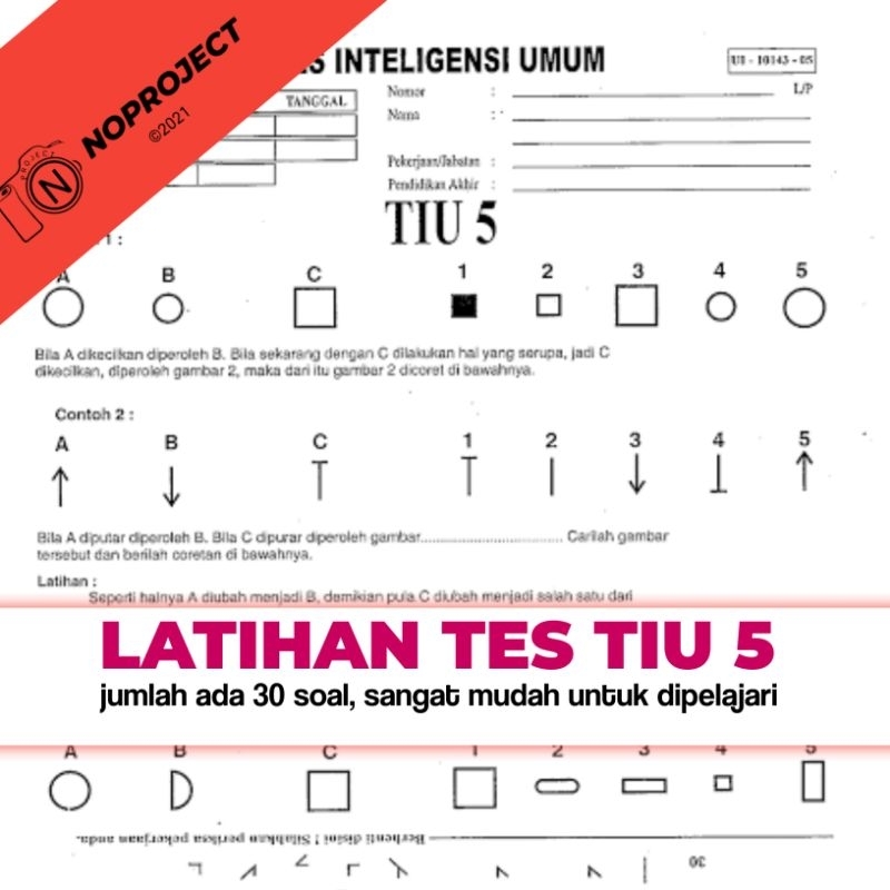 Jual TIU 5 Latihan psikotes | Shopee Indonesia