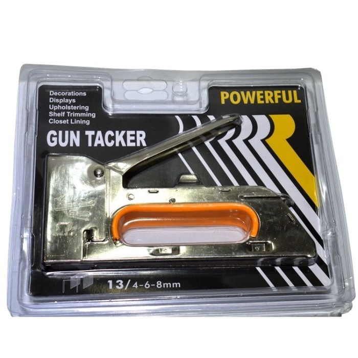 Jual Gun Tacker R23 Staples Stapler Manual Tangan Mata U 13/4 - 13/6 ...