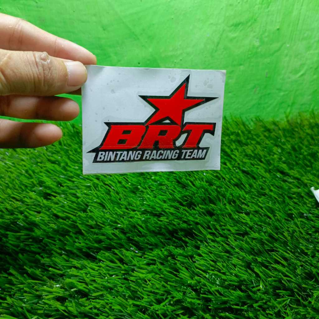 Jual stiker BRT cutting stiker motor bintang racing team bukan printing ...