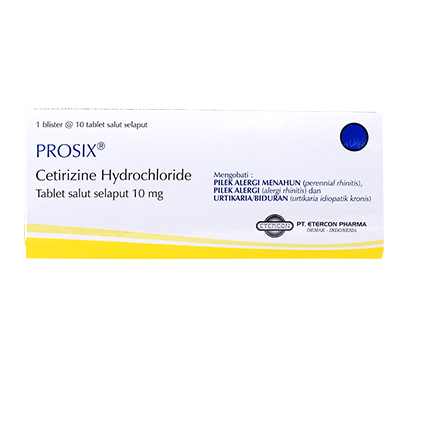 Jual PROSIX TABLET PROSIX Strip 10 Tablet - Obat Alergi Kaligata ...