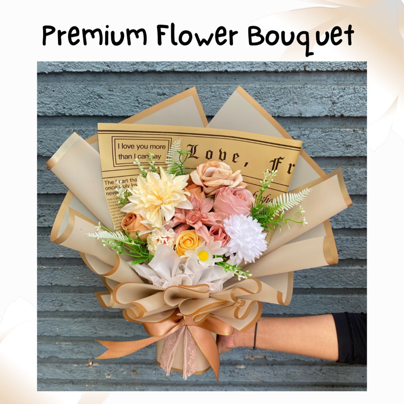 Jual PREMIUM FLOWER BOUQUET BUKET BUNGA PERNIKAHAN / BUKET WISUDA ...