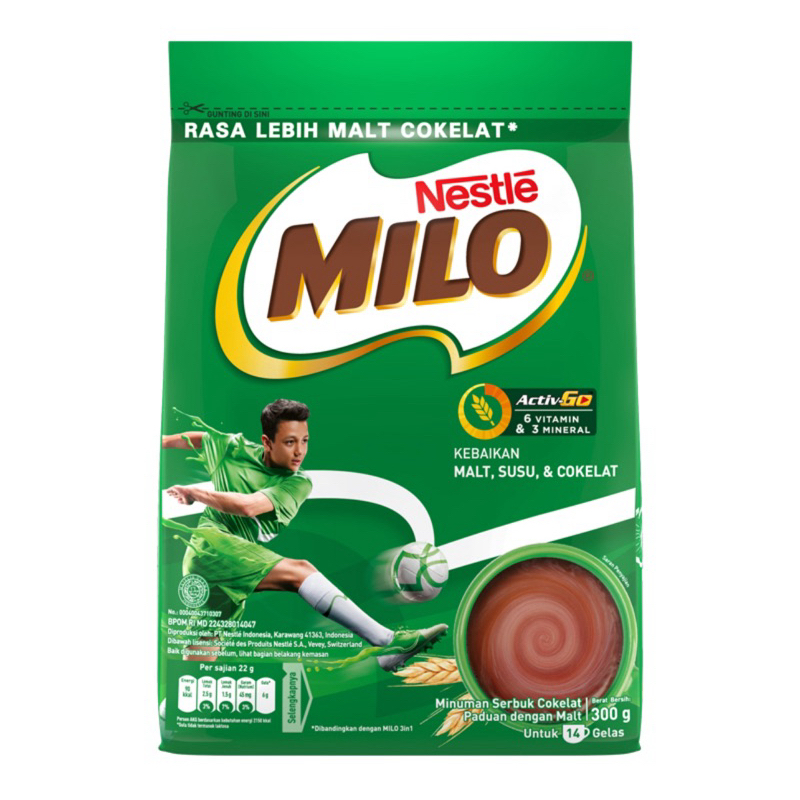 Jual MILO Activ-Go Bag 300g | Shopee Indonesia