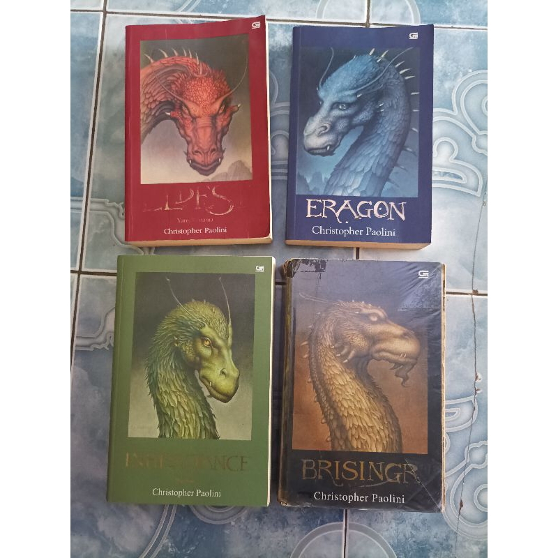 Jual Original Paket Lengkap Christopher Paolini Eldest Eragon Brisingr ...