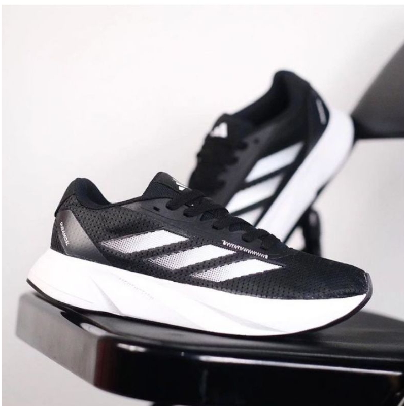 Jual Sepatu Running Olahraga Pria Duramo SL Black White | Shopee Indonesia