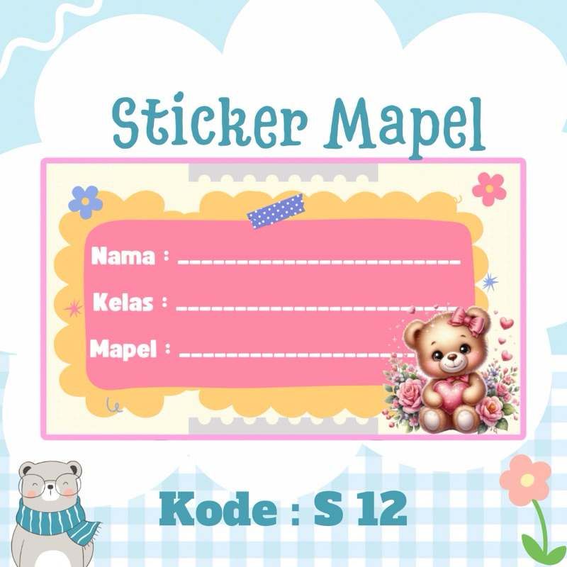 Jual Sticker Mapel, Sticker Buku pelajaran | Shopee Indonesia