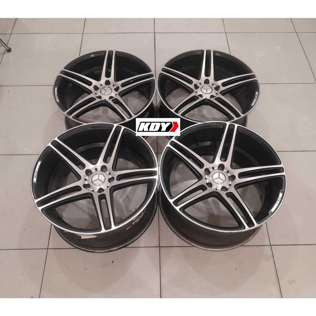 Jual Velg Mobil Bekas Racing MERCY R19 Lebar 8,5/9,5 Hole 5X112 ET33/35 ...