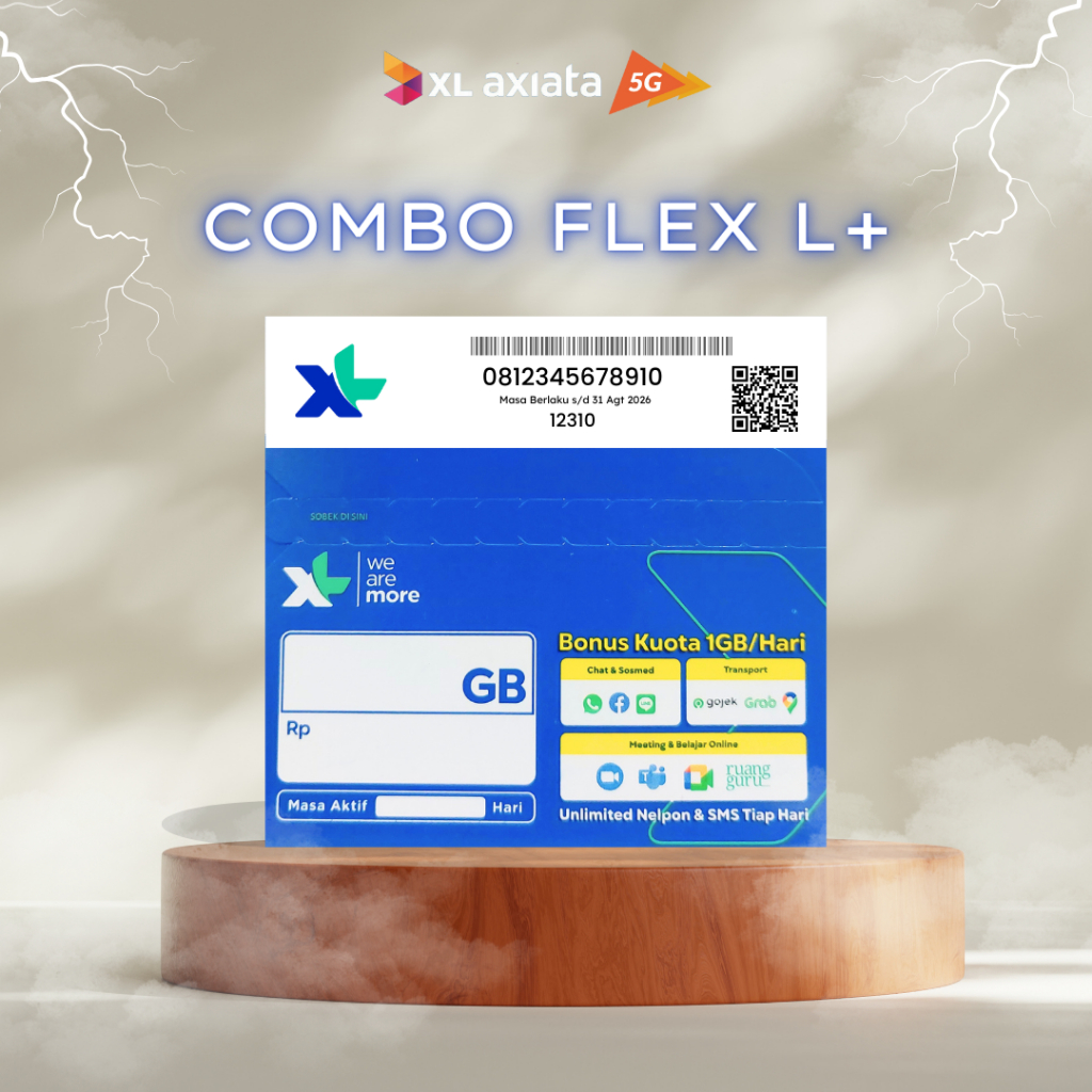 Jual Kartu Perdana XL Xtra Combo Flex L+ (SEGEL) | Shopee Indonesia