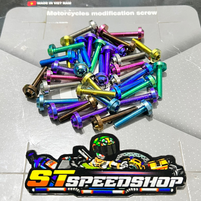 Jual Baut Titanium M 5 x 25 Drat 8 x 25 Big Head | Shopee Indonesia