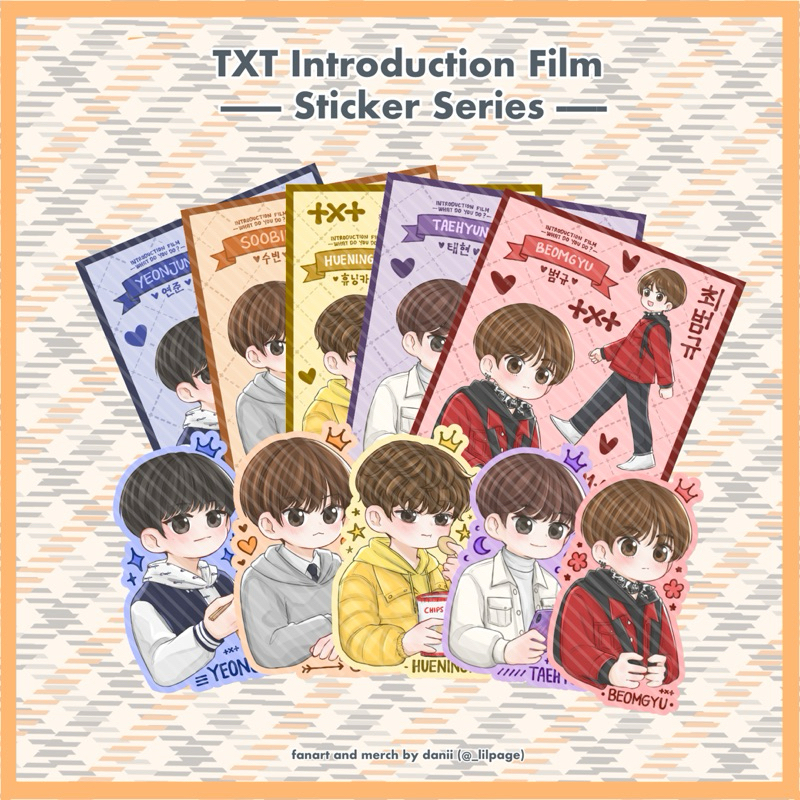 Jual TXT — Introduction Film Sticker Series || Fanmerch by danii ...