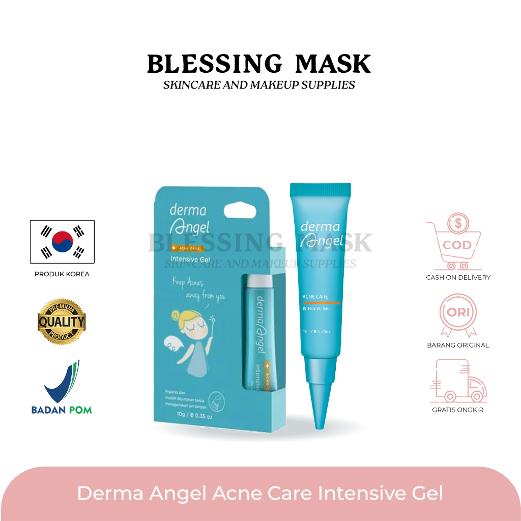 Jual Derma Angel Acne Care Intensive Gel - 10gr | Spot Gel Jerawat ...