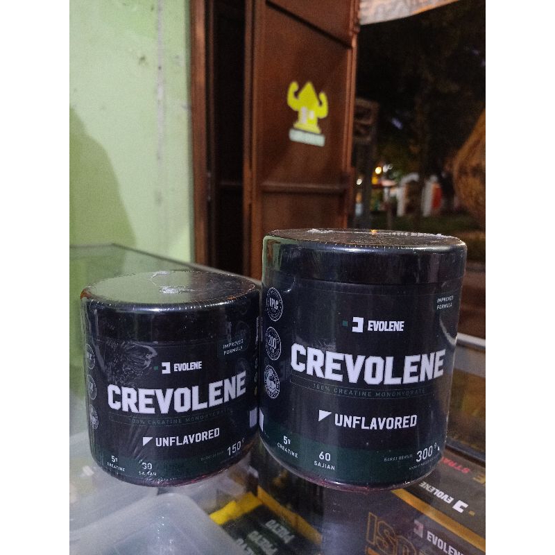 Jual EVOLENE CREVOLENE 150gr & 300gr Micronized Creatine Monohydrate ...