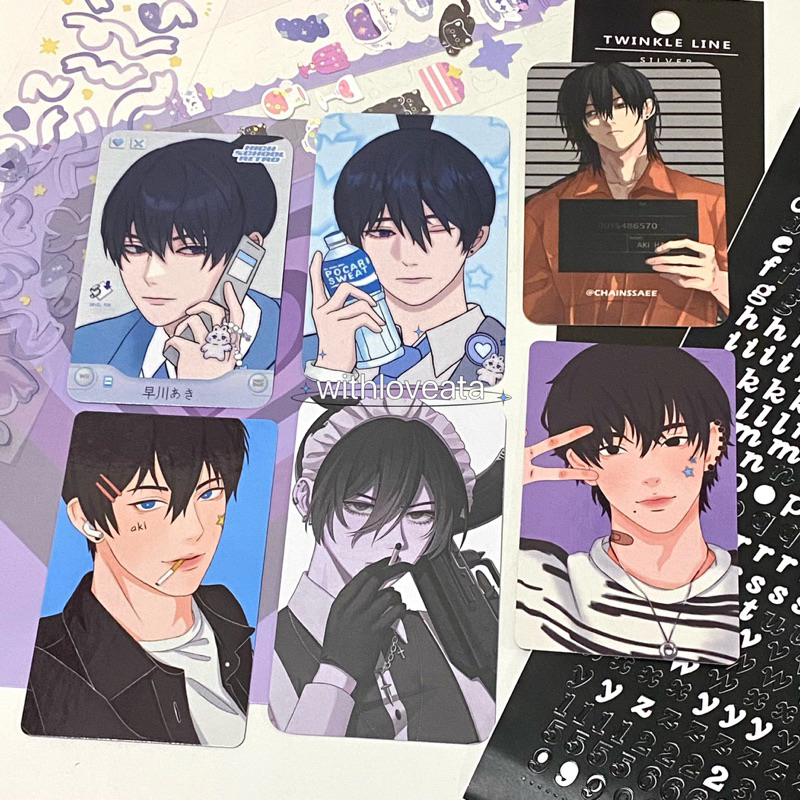 Jual various animerch chainsaw man csm photocard aki yoshida | Shopee ...