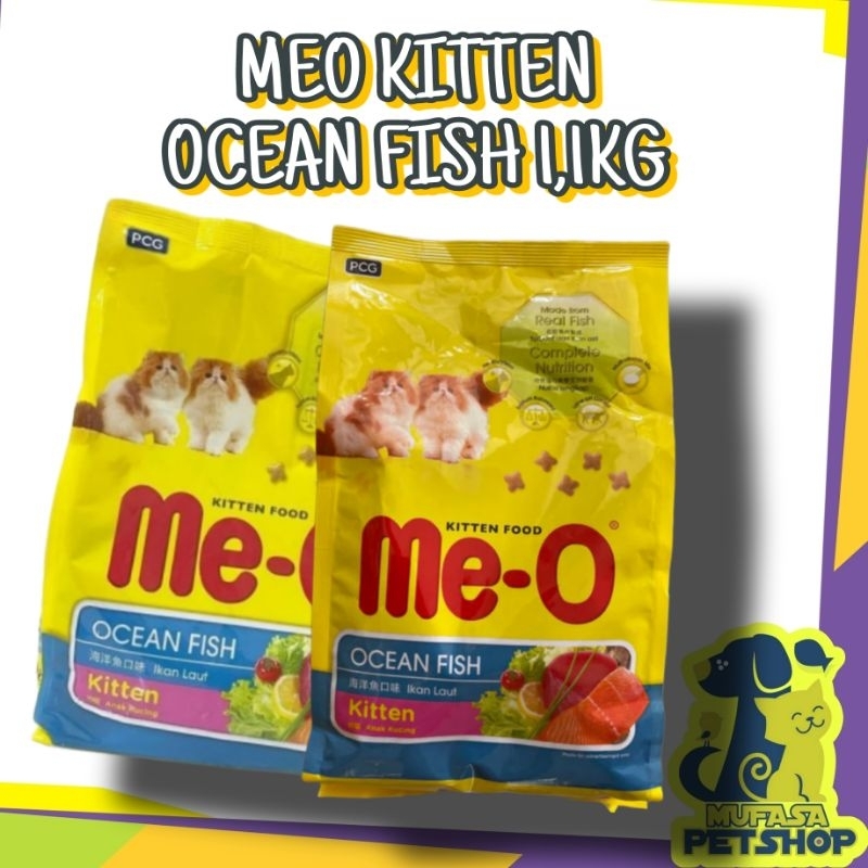 Jual Meo kitten ocean fish 1,1kg | Shopee Indonesia