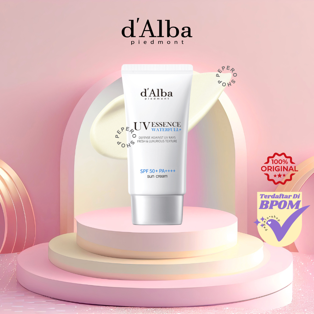 Jual D'ALBA Waterfull UV Essence Sun Cream SPF 50+ PA++++ 50ml | Shopee Indonesia