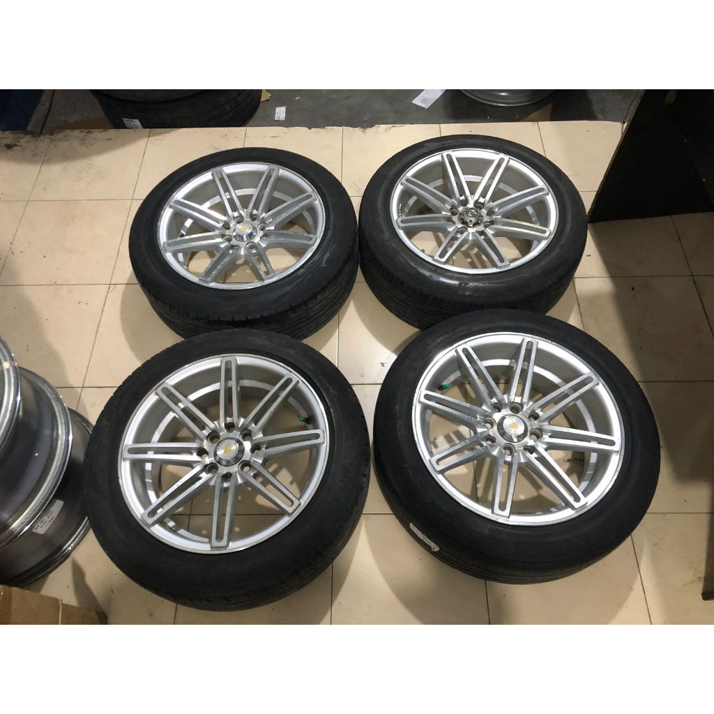 Jual VELG MOBIL BEKAS SEKEN VOSSEN RNG 16 LEBAR 4X100-4X114 ET35 +BAN 195 55 R16 VELG MOBIL ...