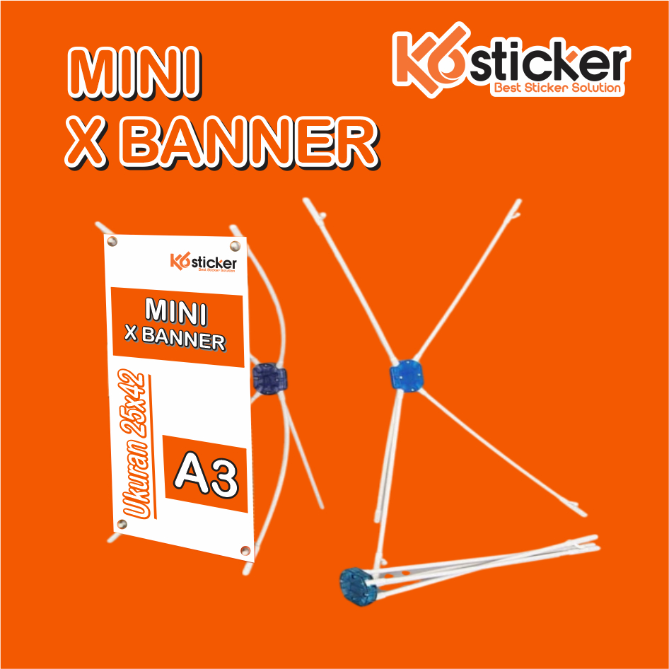 Jual Stand Banner- Banner Meja - X Mini Banner 25 x 42 cm | Shopee ...