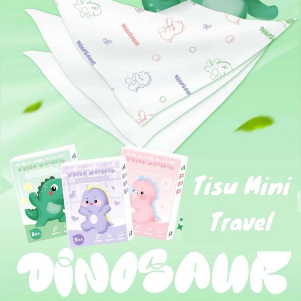 Jual Tisu Kering Tebal Bermotif Lucu Mini Facial Tissue Kemasan Saku ...