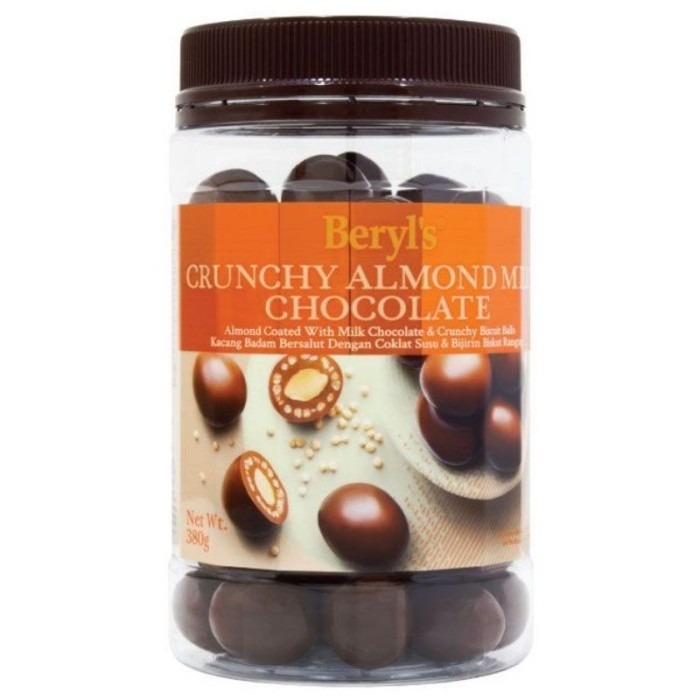 Jual Beryl's Crunchy Almond Milk Chocolate 340g | Shopee Indonesia