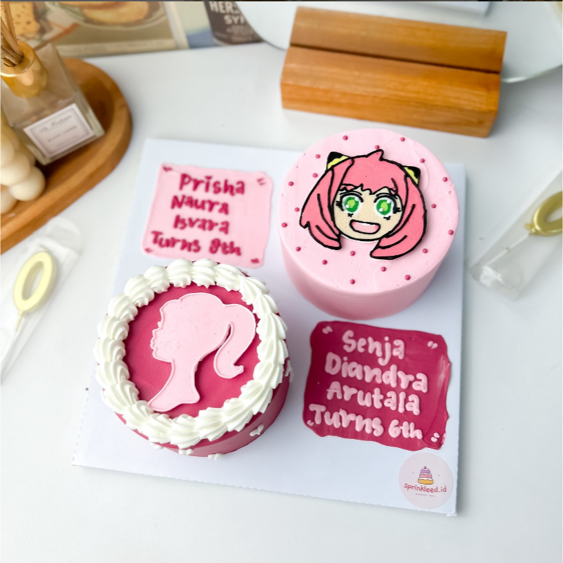 Jual cake in board - double | bento party | korean cake | bento cake ...
