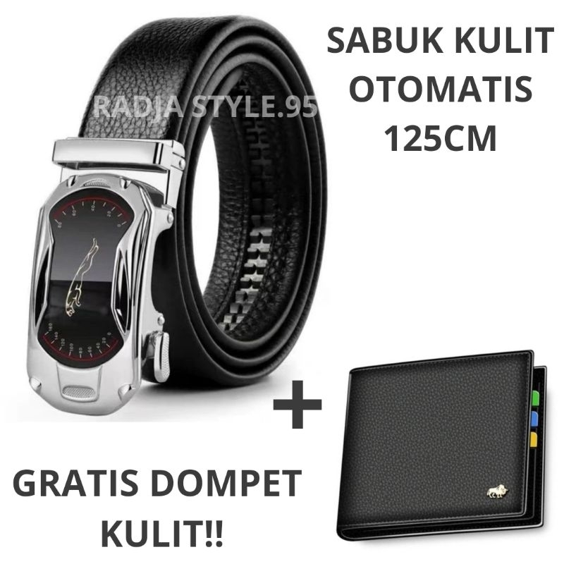 Jual TOP QUALITY!! GRATIS DOMPET sabuk otomatis Jaguar Kepala besi ikat ...