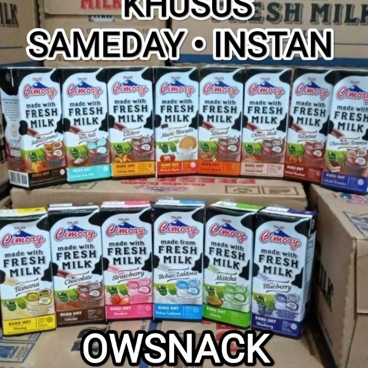Jual DISKON 1 DUS SUSU CIMORY UHT FRESH MILK 25ml 25 ml 1 KARTON ...