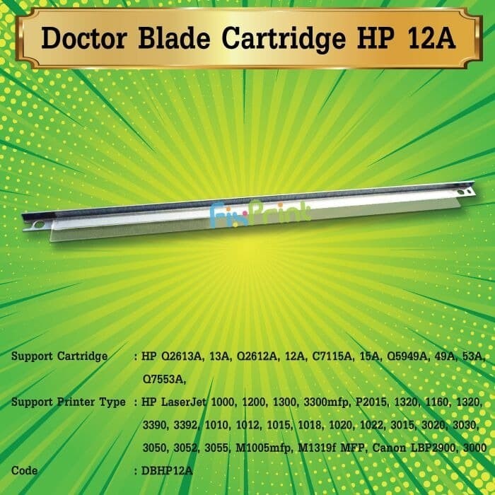 Jual Doctor Blade Cartridge 12A 13A 15A 49A 53A 1000 1200 1300 3300 ...