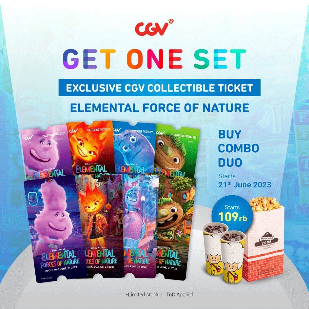 Jual Collectible Ticket Elemental Card Official CGV | Shopee Indonesia