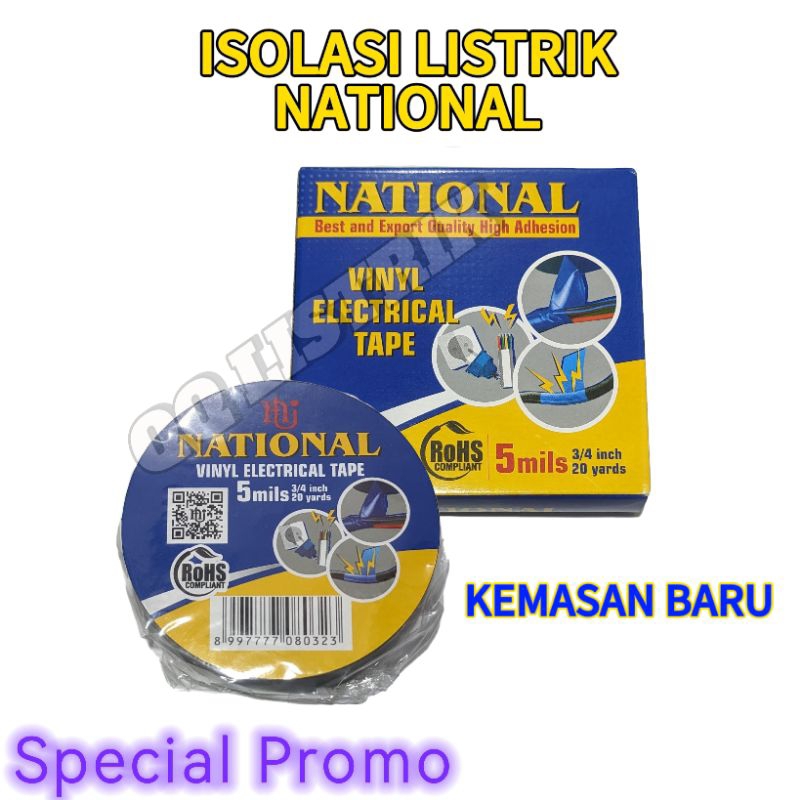 Jual ISOLASI NATIONAL, ISOLASI LISTRIK NATIONAL KEMASAN BARU ...