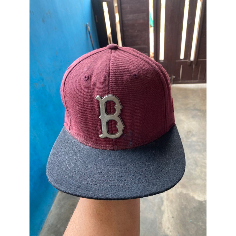 Jual Topi MLB BOSTON RED SOX Logo Besi | Shopee Indonesia