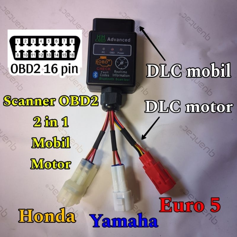 Jual Scanner OBD 2 mobil motor injeksi versi android scaner injection ...