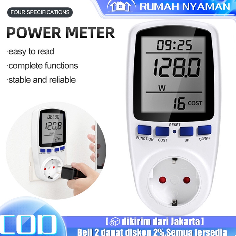 Jual Power KWH Meter Digital Voltmeter Wattmeter Ampere Energy Meter ...
