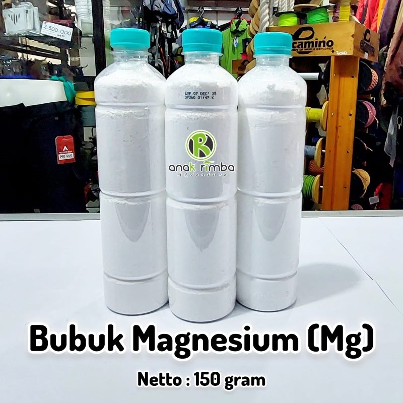 Jual BUBUK MAGNESIUM MG NETTO 150 Gram. BUBUK MG. Bubuk Untuk panjat ...