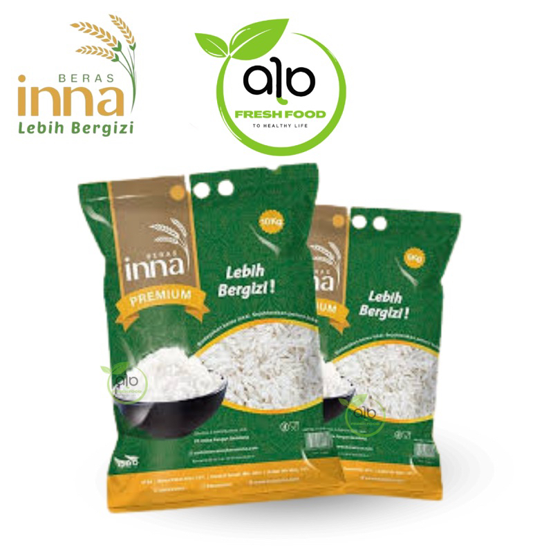 Jual TERMURAH Beras Inna Premium 5 Kg 10kg/ Beras Putih Pulen Premium ...
