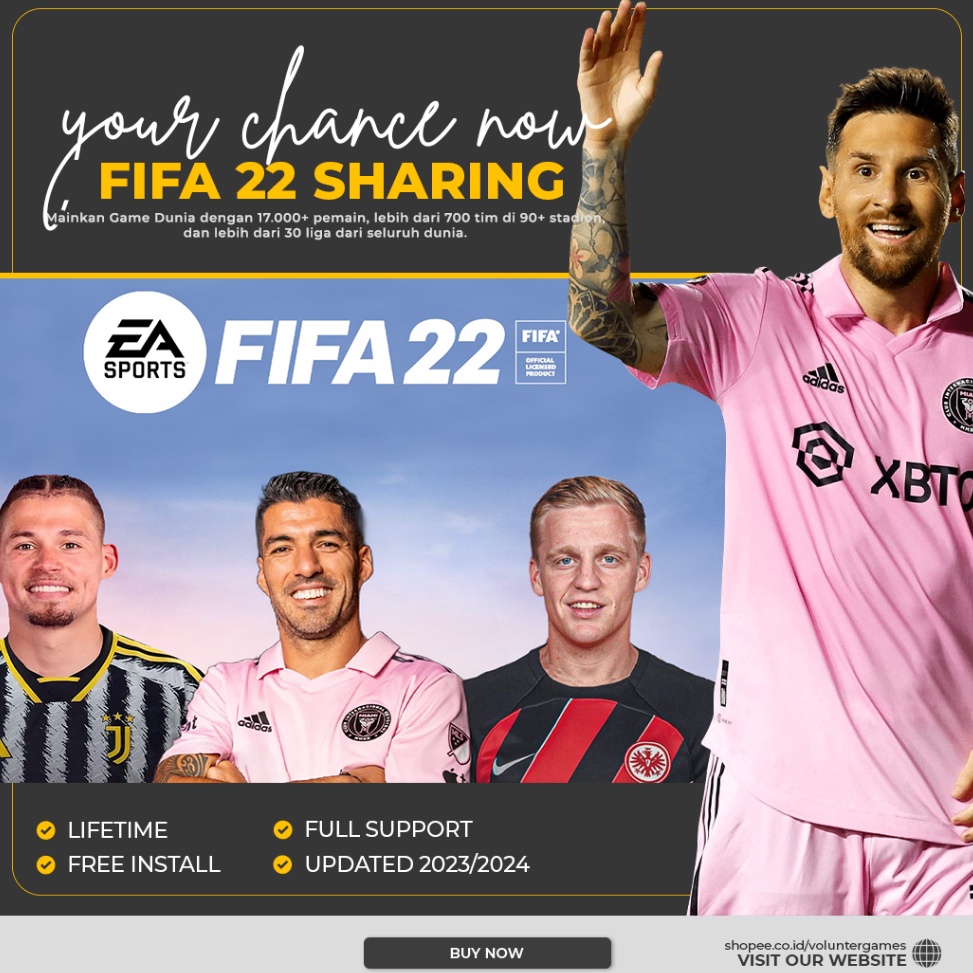 Jual FIFA 22 PC GAME ORIGINAL UPDATE 223224 f Kemasan Baru Murah ...