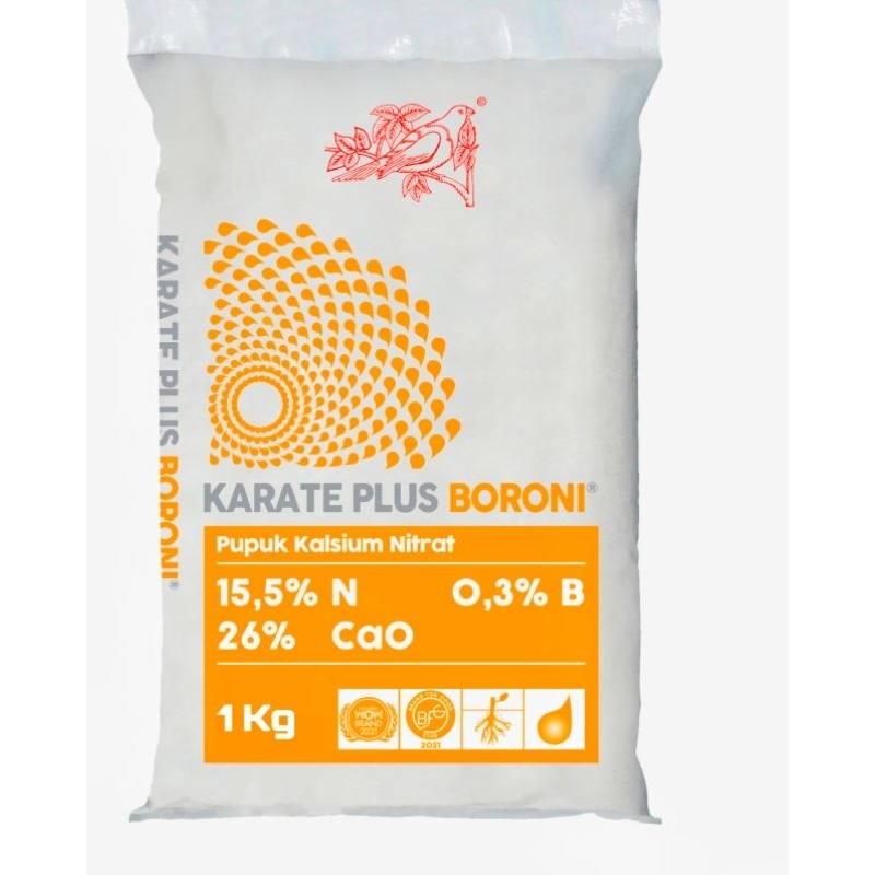 Jual Pupuk KARATE PLUS BORONI 1 kg - Pupuk Majemuk Kalsium Nitrat ...