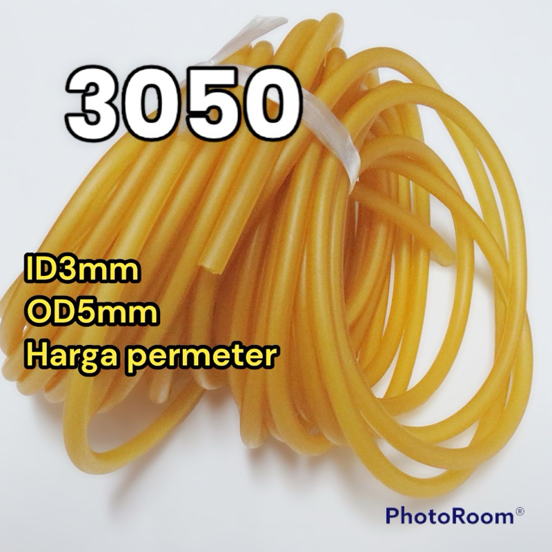 Jual Karet tube ketapel 3050 slingshot rubber latex warna kuning ...