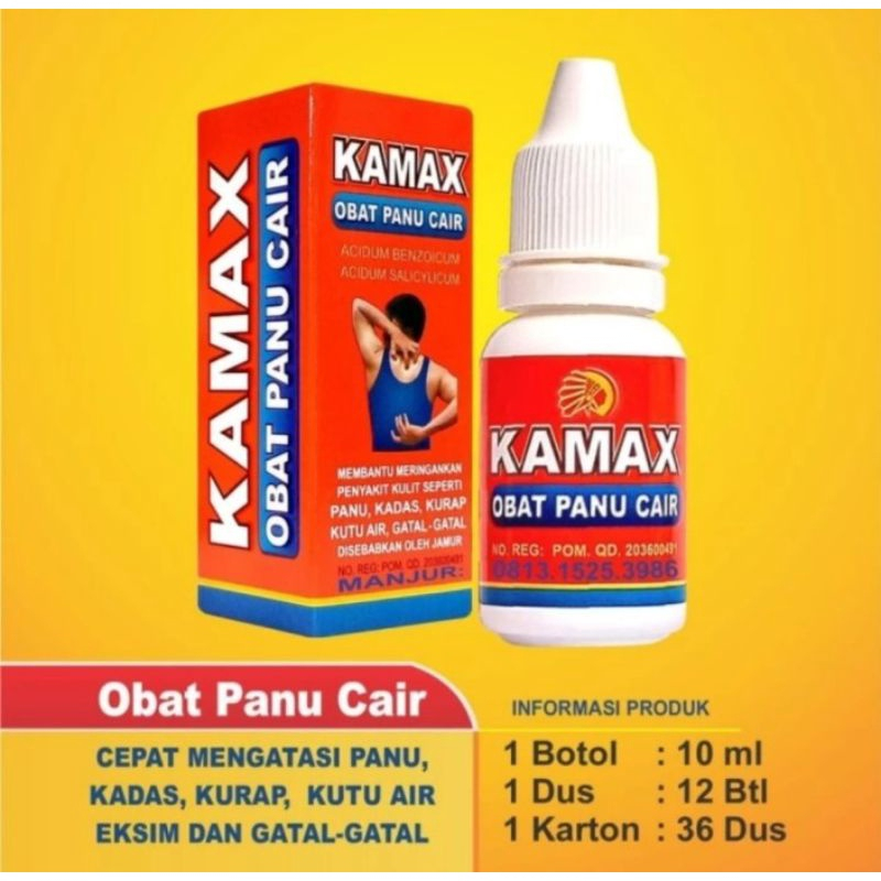 Jual Kamax Obat Panu Cair 10ml - Salep Kulit - Skin Oitment | Shopee ...