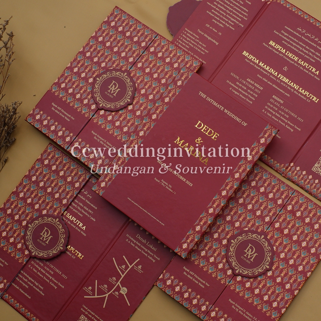 Jual Sampel Undangan Pernikahan Ccweddinginvitation HC Temu Manis ...