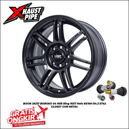 Jual velg racing jazz ring 16 hsr type boon velg mobil yaris swift ...