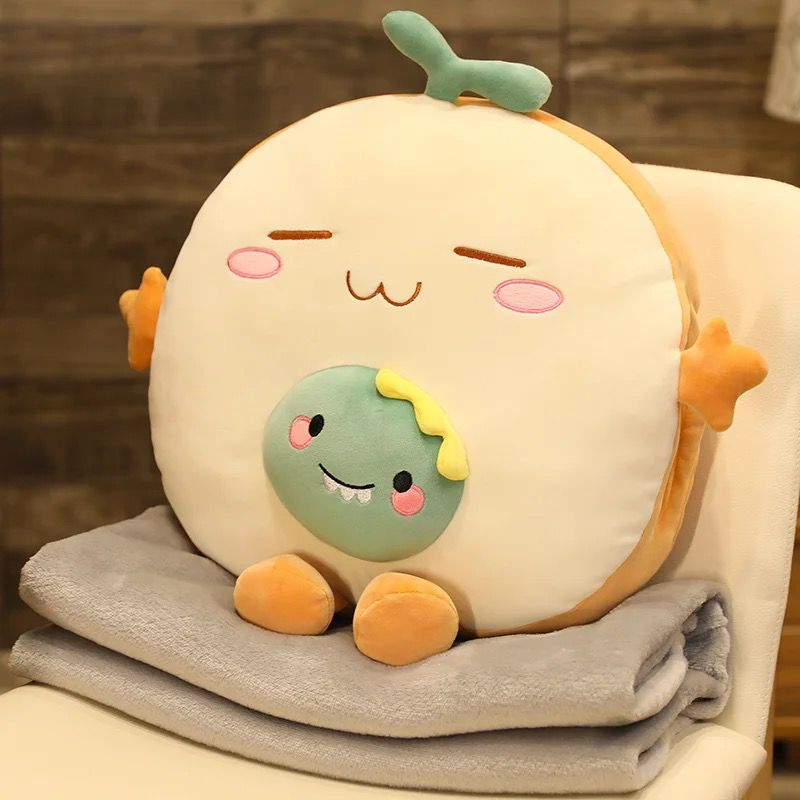 Jual Bantal Boneka Karakter Roti Strawberry Rabbit Wortel 35cm Berlabel ...