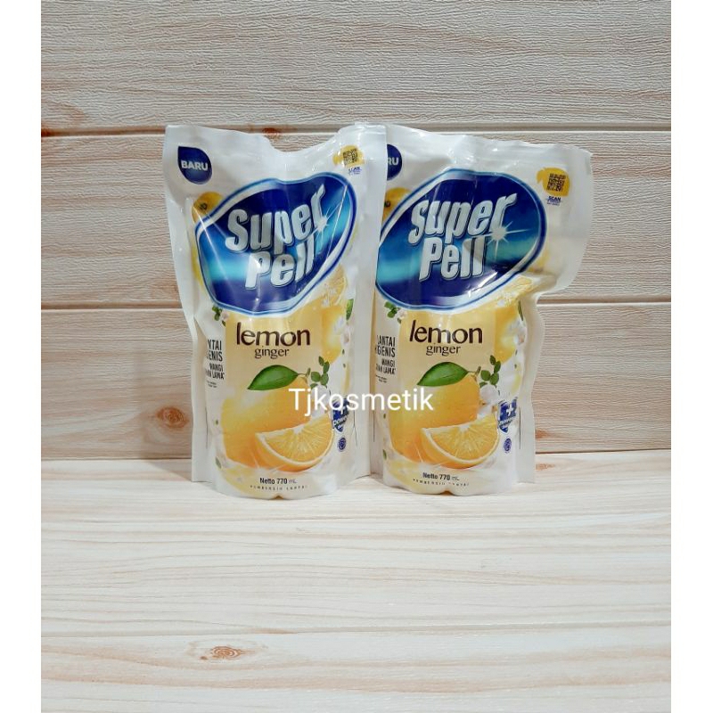 Jual Superpell Lemon Ginger Pembersih Lantai 770ml | Shopee Indonesia