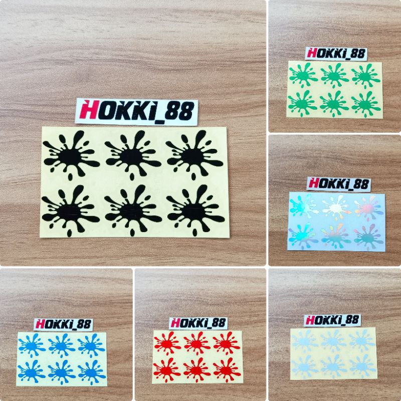 Jual Stiker cutting Bercak sticker motor helm bercak warna | Shopee ...