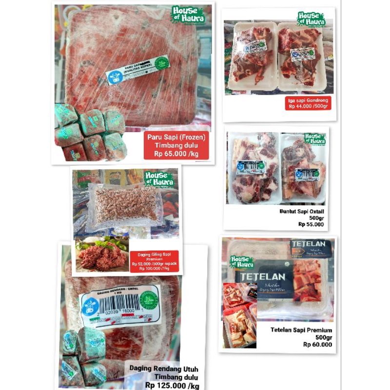 Jual Buntut Sapi / Hati Sapi / Paru Sapi / Babat Sapi / Tetelan sapi ...