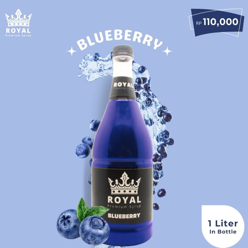Jual Royal Blueberry Syrup - Sirup Blueberry (Premium Quality) | Shopee ...