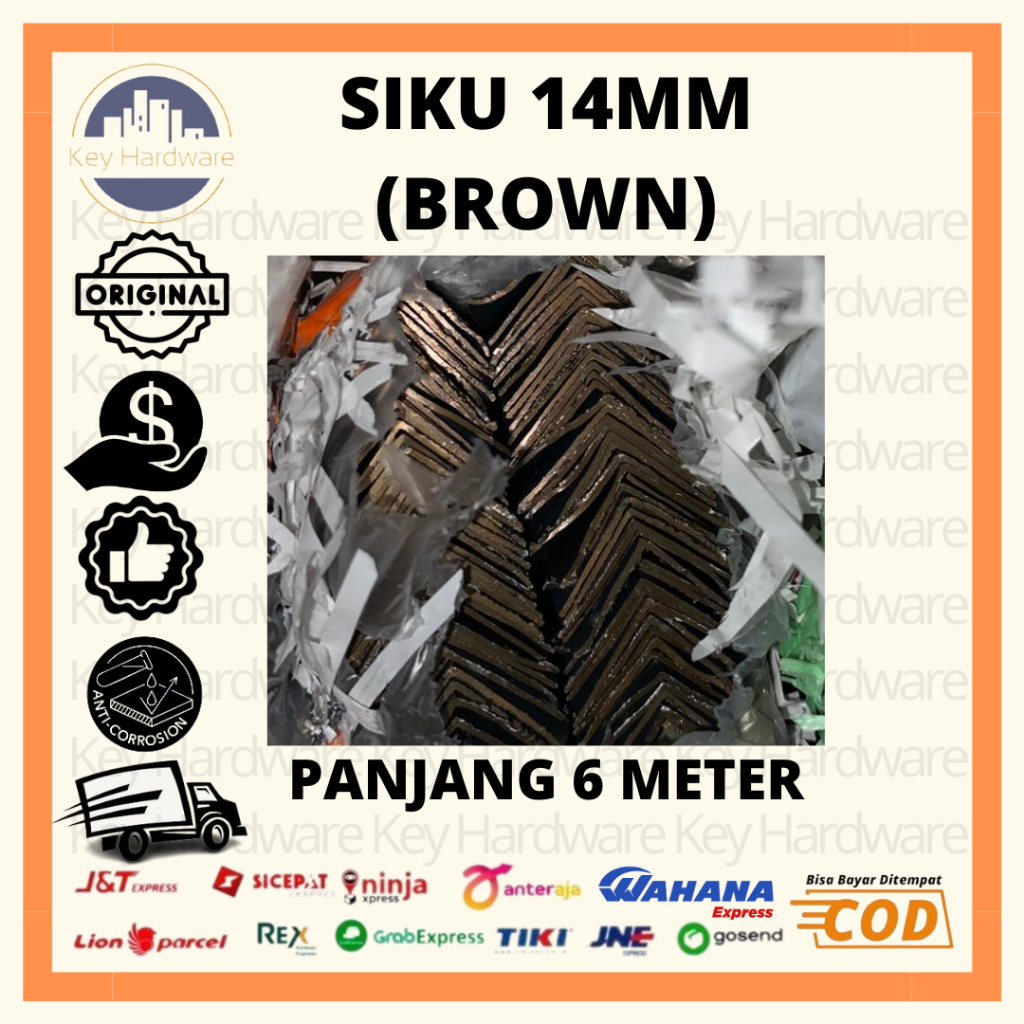 Jual SIKU ALUMINIUM 14MM / PANJANG 6 METER | Shopee Indonesia